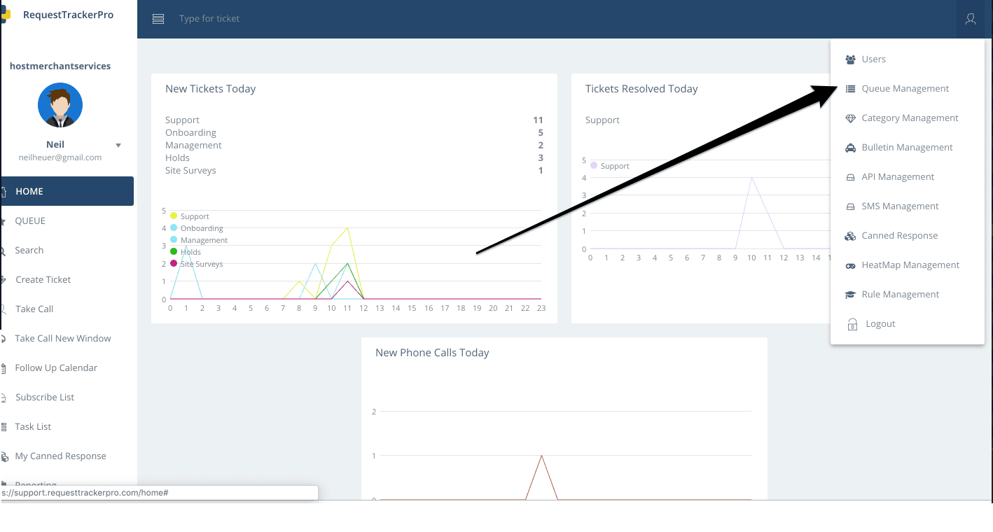 Managing Queues Request Tracker Pro