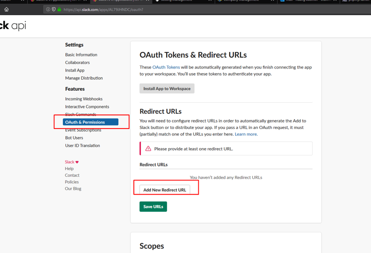 Add Slack Integration Request Tracker Pro